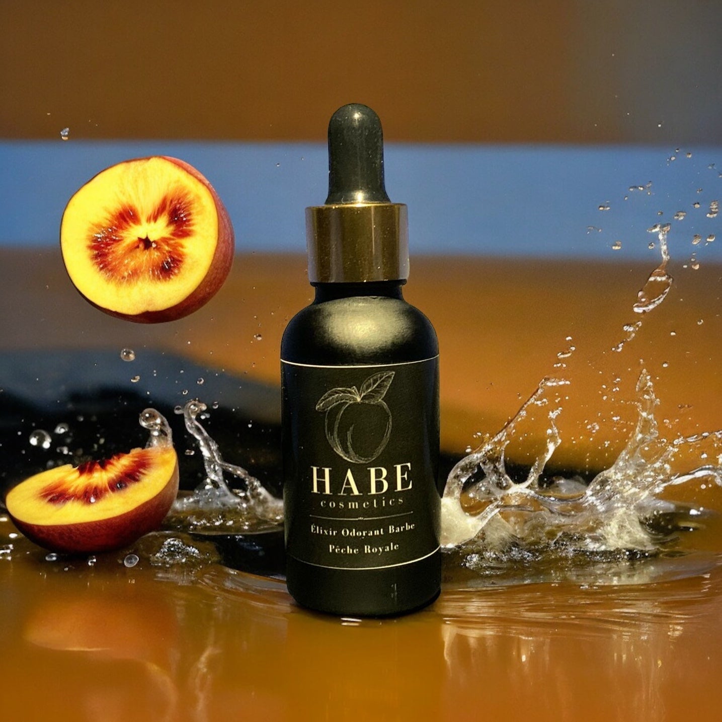 Pêche Royale - Élixir Odorant pour Barbe - 30ml – Habecosmetics